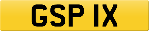 Payment Options for the number plate GSP 1X. Finance available